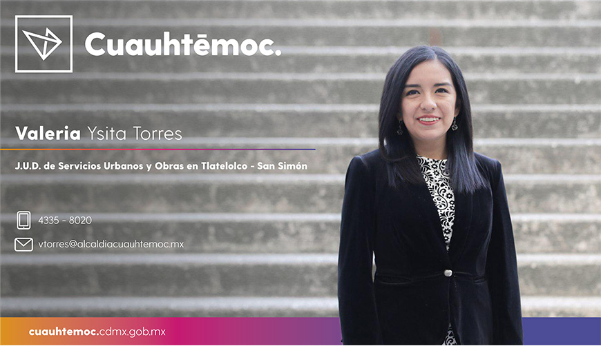 Valeria Ysita Torres – Alcaldía Cuauhtémoc