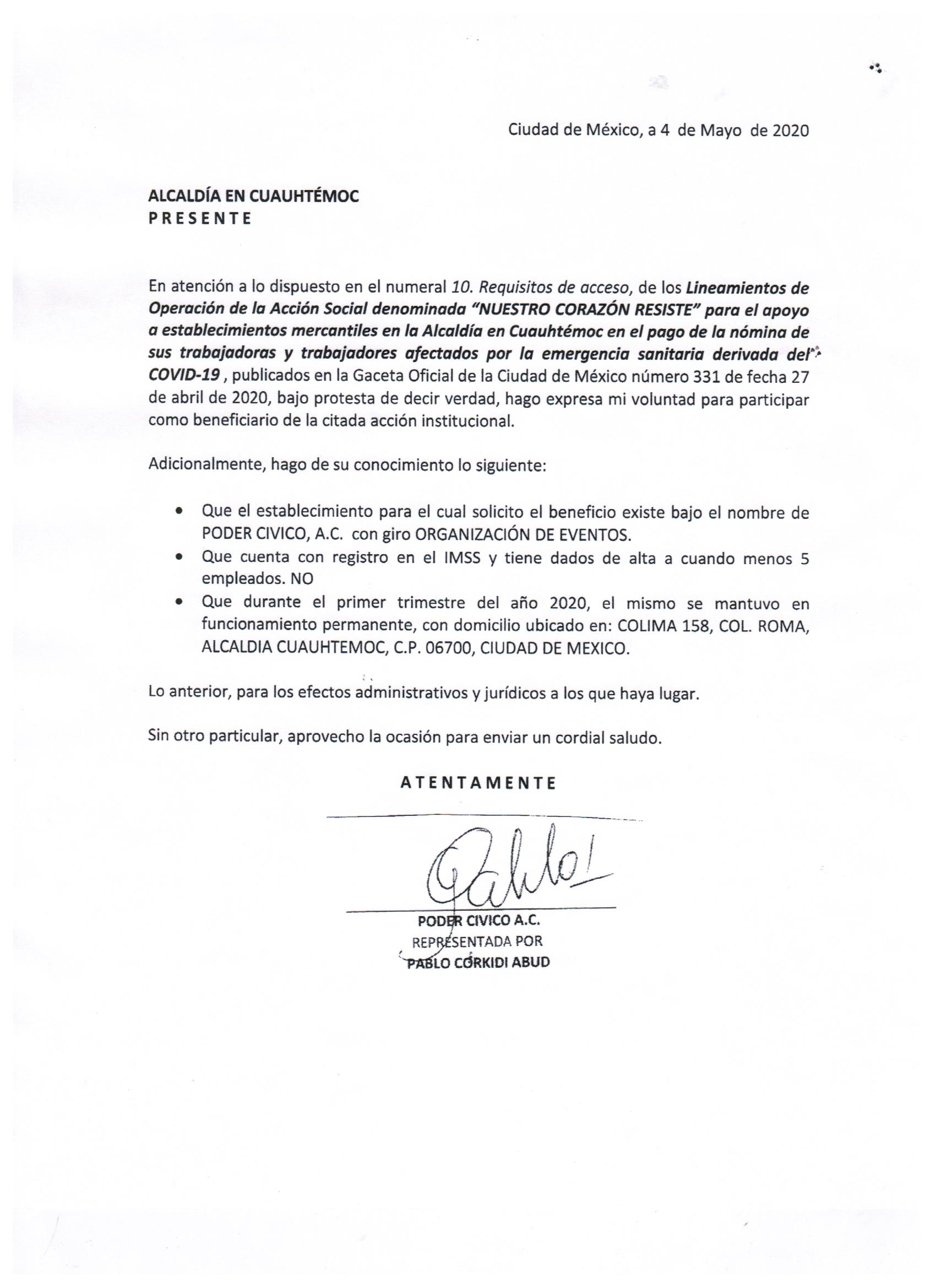 Carta bajo protesta de decir verdad (formato descargable) – Alcaldía ...