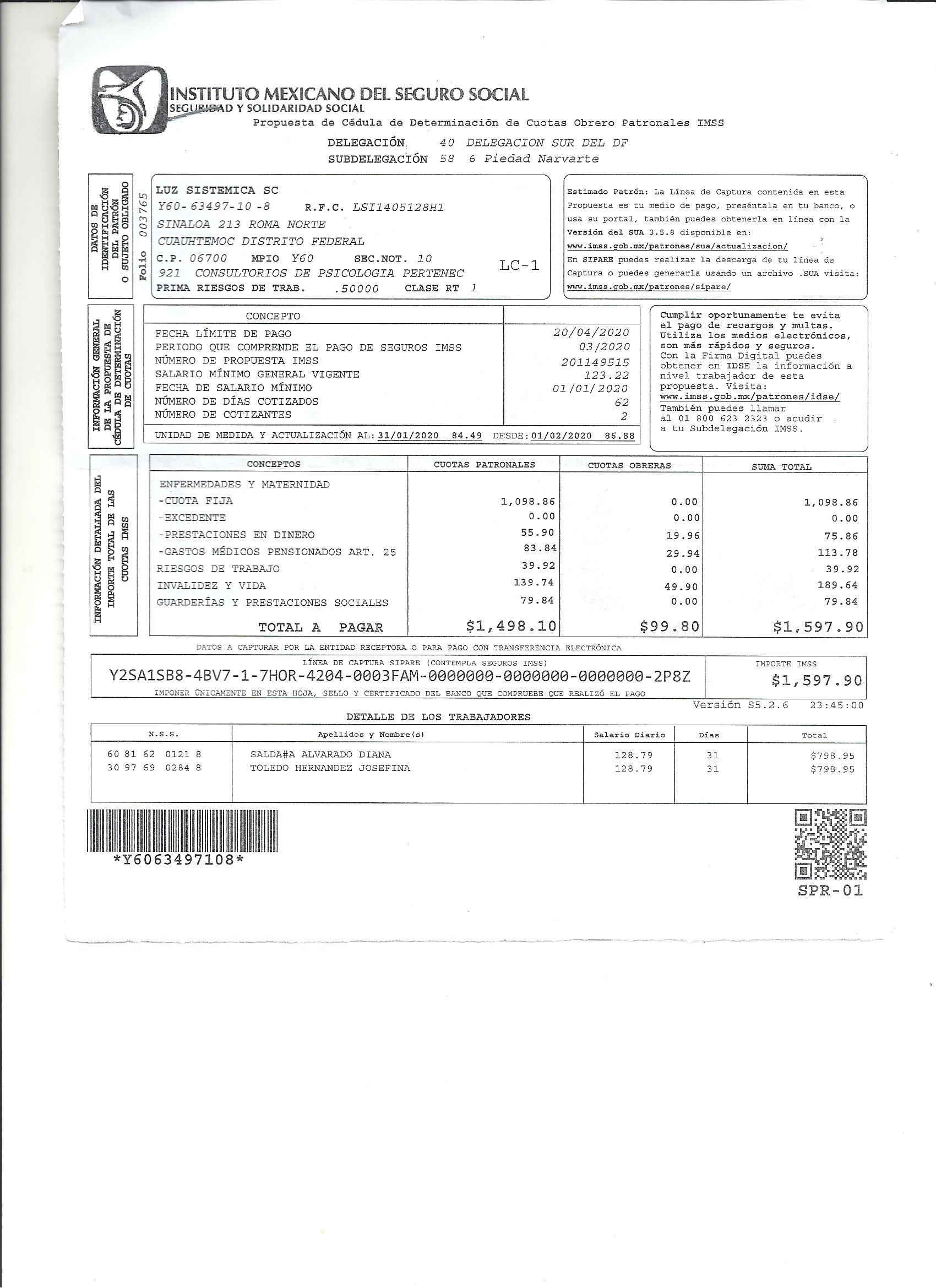 Acreditación del Sistema Único de Autodeterminación (SUA) [Se dará ...