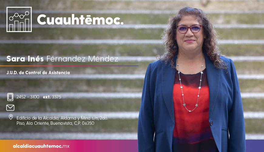 Sara Fernández – Alcaldía Cuauhtémoc